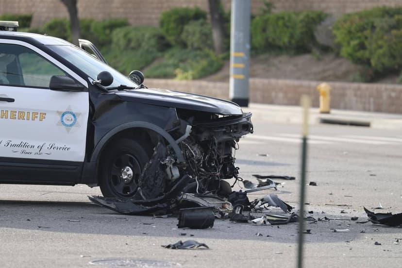 Deputy involved collision just before 7am this morning on 60th Street ...